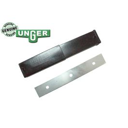 Unger Premium Glass Scraper Blades 4″ Stainless Steel 25 Pack - Window